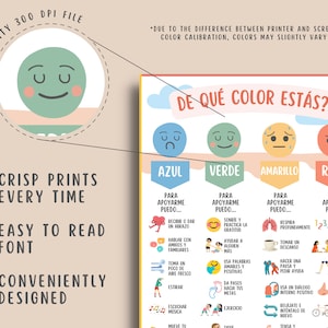 28 Coping Skills in Spanish for Kids & Teens, Zones of Regulation ...