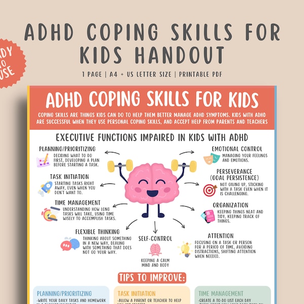 Adhd Grounding Techniques - Etsy