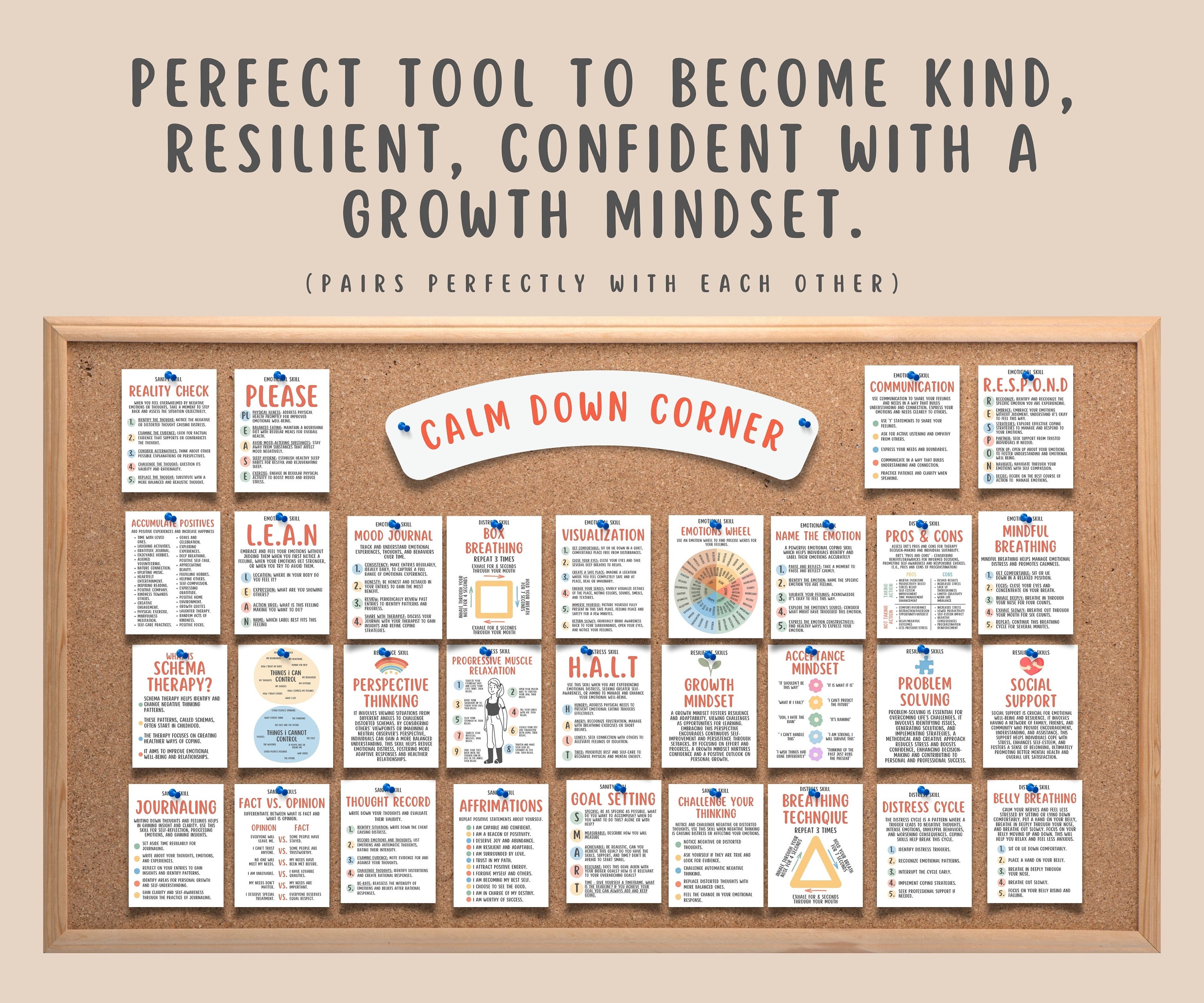 52 Schema Therapy Coping Skill Cards, Somatic Therapy, DBT Mindfulness ...