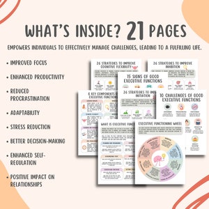 210 ADHD Executive Functioning Skills Strategies Psychoeducation ...