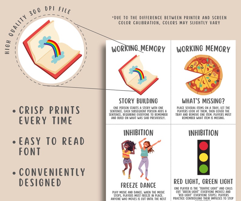 52 ADHD Executive Functioning Activity Flashcards for Teens, Executive ...