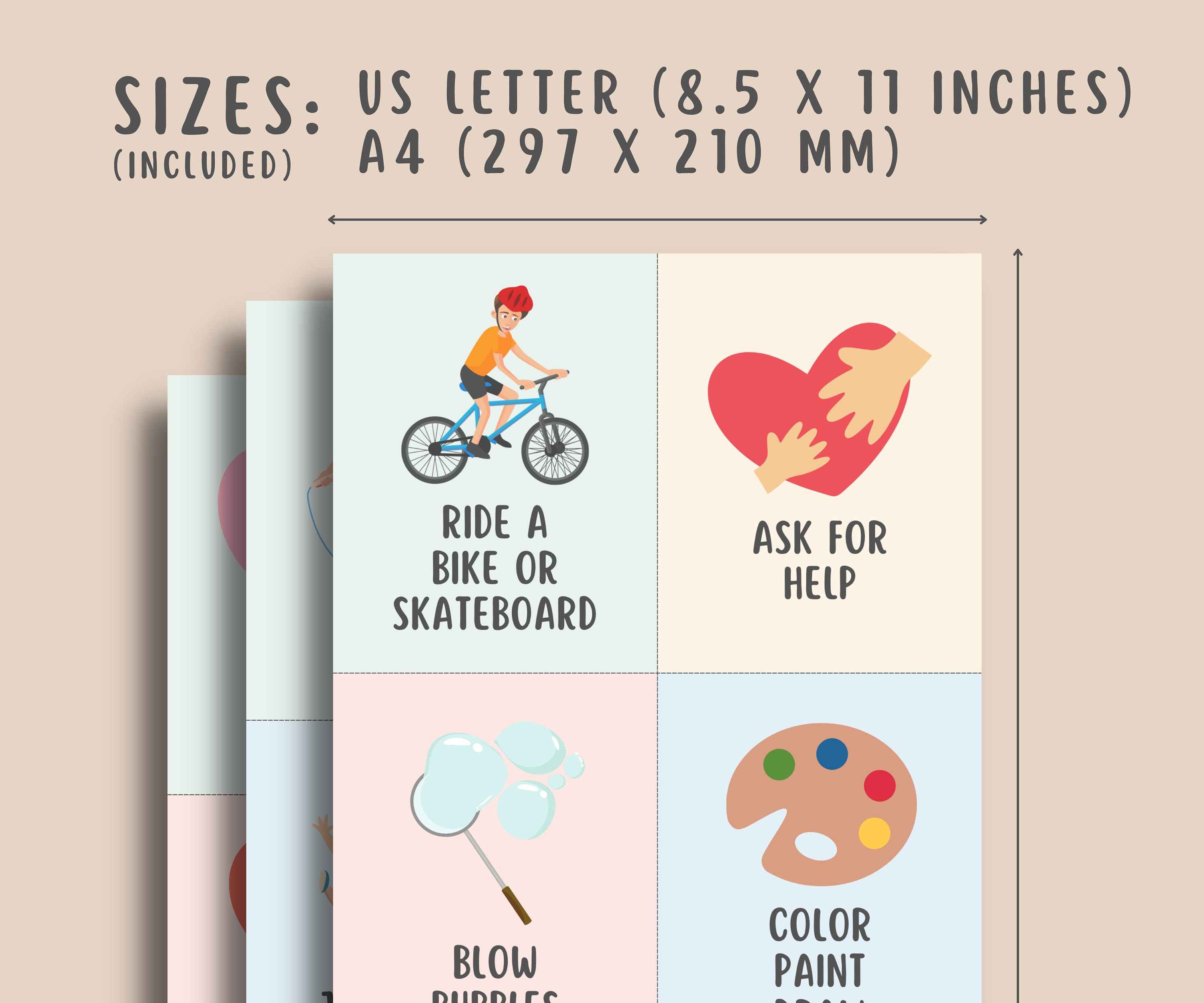 52 Coping Skills Cards Kids Teens Coping Strategies Children Self ...