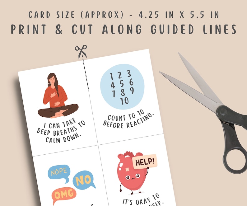 28 Anger Coping Skills Flashcards Calming Corner, Understanding Angry ...