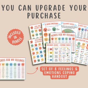 Words for My Feelings Poster Handout Emotion Chart Kids - Etsy UK