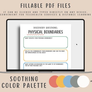 32 Personal Boundaries Worksheets, DBT Therapy Workbook, Healthy ...