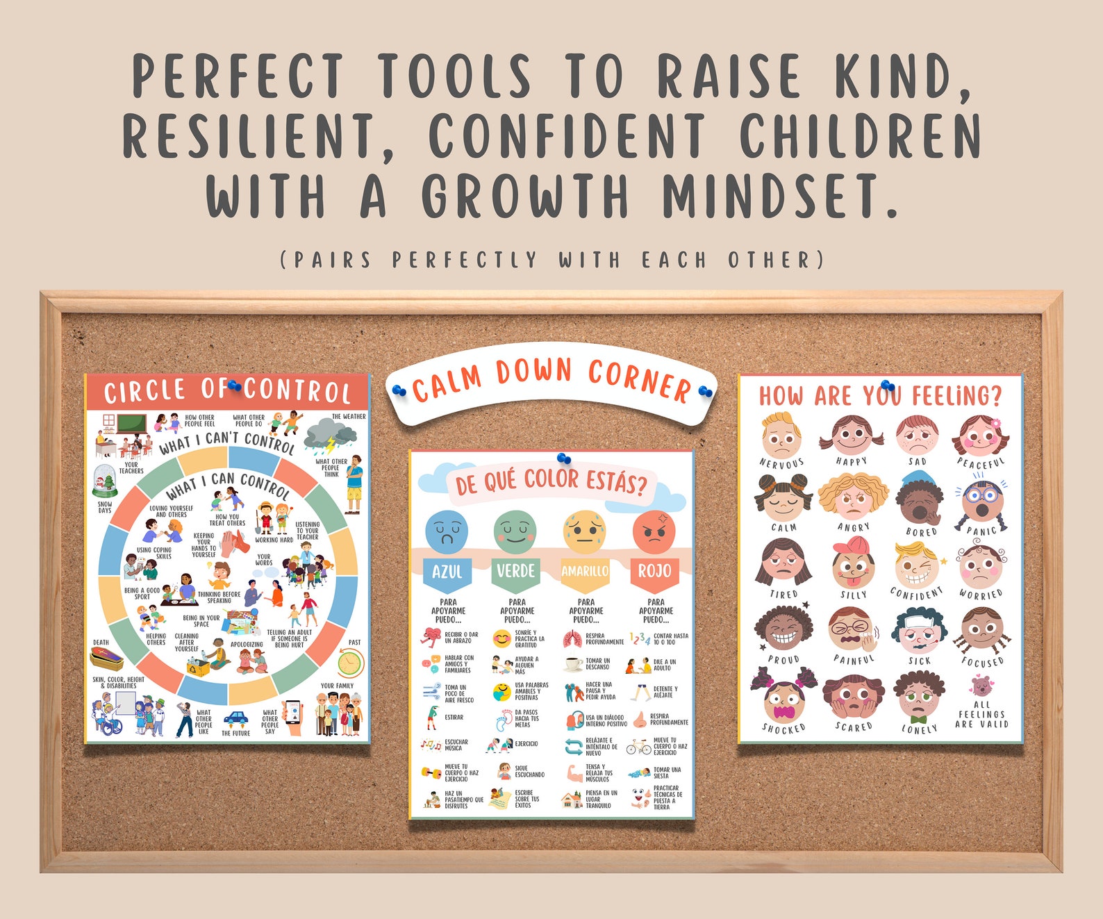 28 Coping Skills in Spanish for Kids & Teens, Zones of Regulation ...