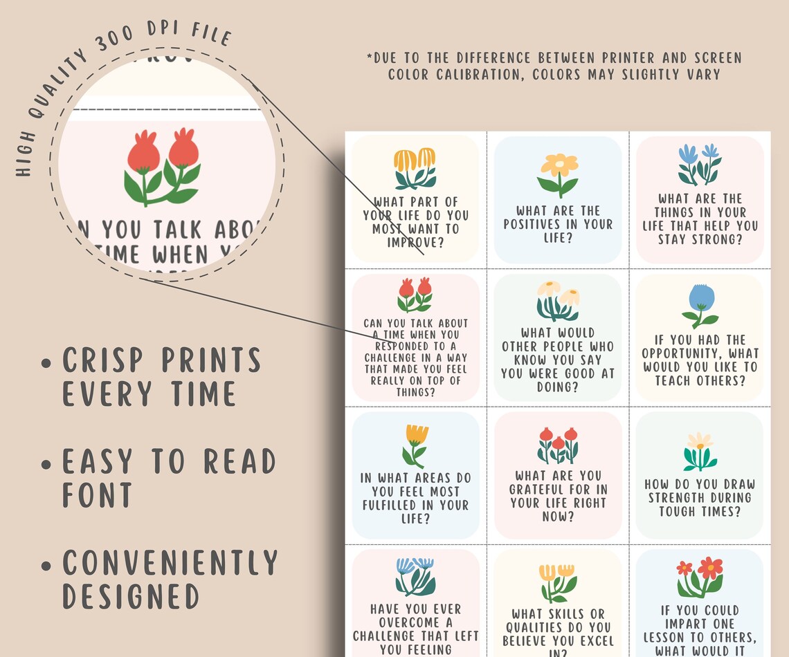 100 Solution Focus Reflection Therapy Question Cards, Strength Based ...