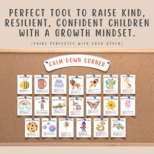 20 Mindful Scripted Breathing Cards for Kids Teens, Anxiety Coping ...