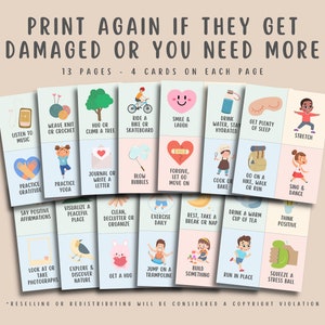 52 Coping Skills Cards Kids Teens Coping Strategies Children Self ...