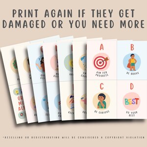 26 Growth Mindset Alphabet Flashcards for Kids Teens Coping - Etsy