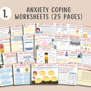 Anxiety Calming Corner Bundle for Kids Teens (190+ Items) Anxiety ...