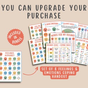 Feelings Alphabet Chart for Kids, Emotions Poster for Toddlers ...