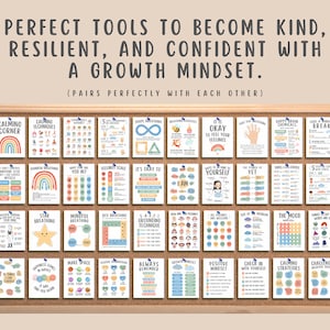 50 Calming Corner Poster Calm Down Self Regulation Social Emotional ...