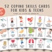 100 Positive Affirmation Calm Down Corner Cards for Kids Teens, Coping ...