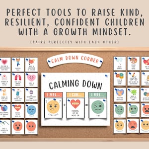 Calm Down Corner Activity for Kids Teens, Calming Corner Printable ...