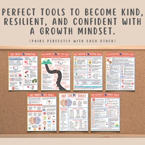 DBT Coping Skills Bundle Teens Adults, Dialectical Behavior Therapy ...