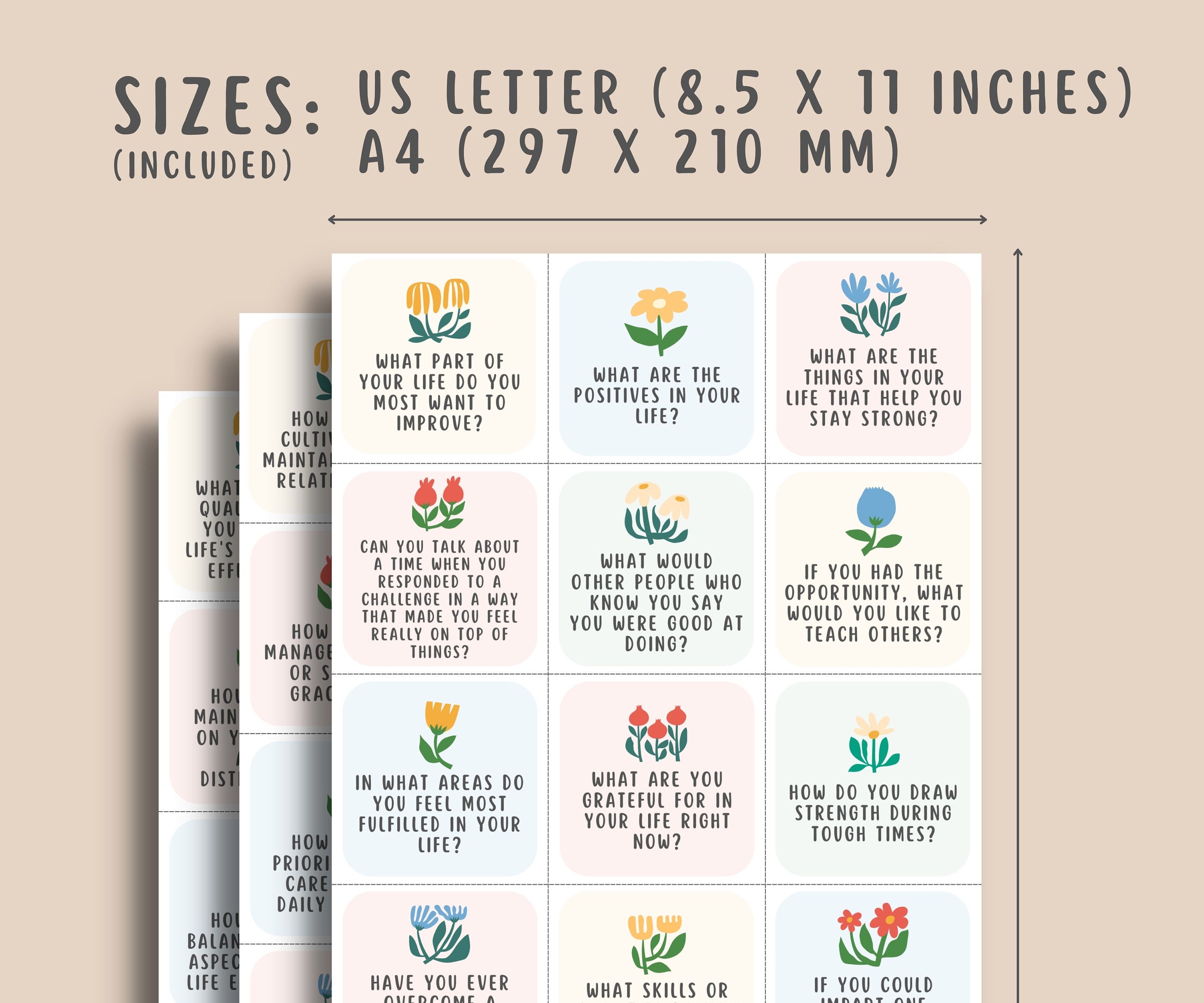 100 Solution Focus Reflection Therapy Question Cards, Strength Based ...