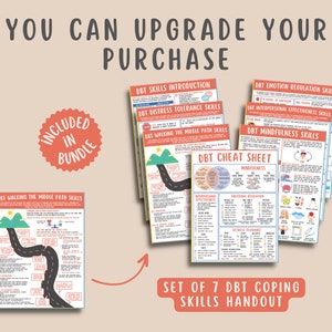 DBT Middle Path Coping Skills Handout Teens Kids Adults, Dialectical ...