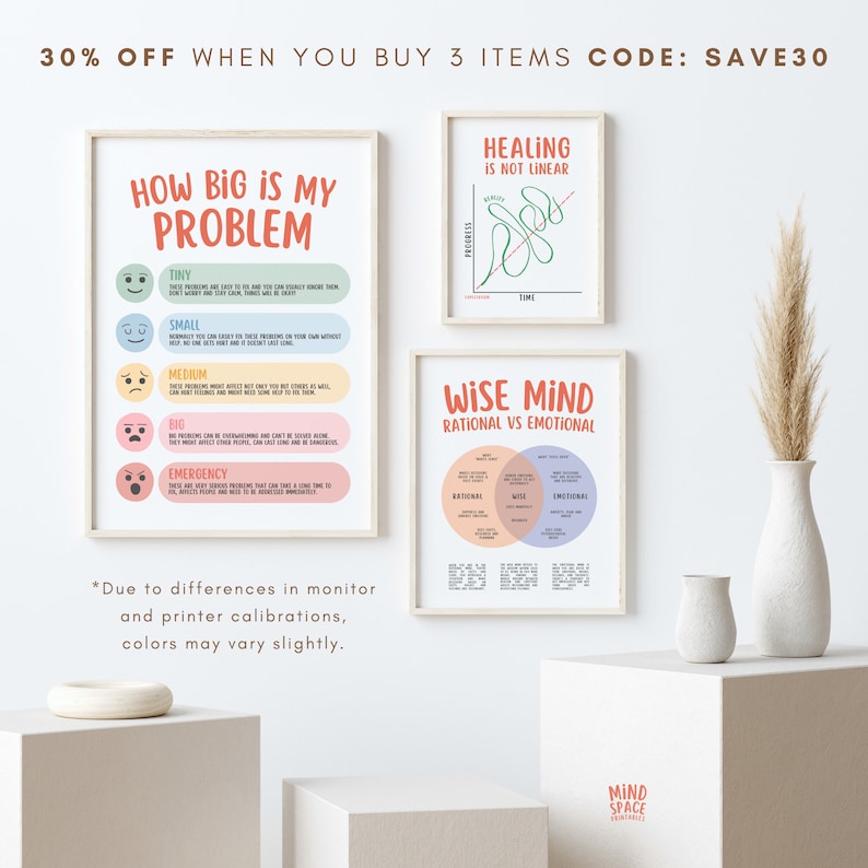 How Big is My Problem Size of the Problem Poster Zones of - Etsy