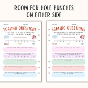 Scaling Questions Worksheet, SFBT Worksheets, Solution Focused Therapy ...
