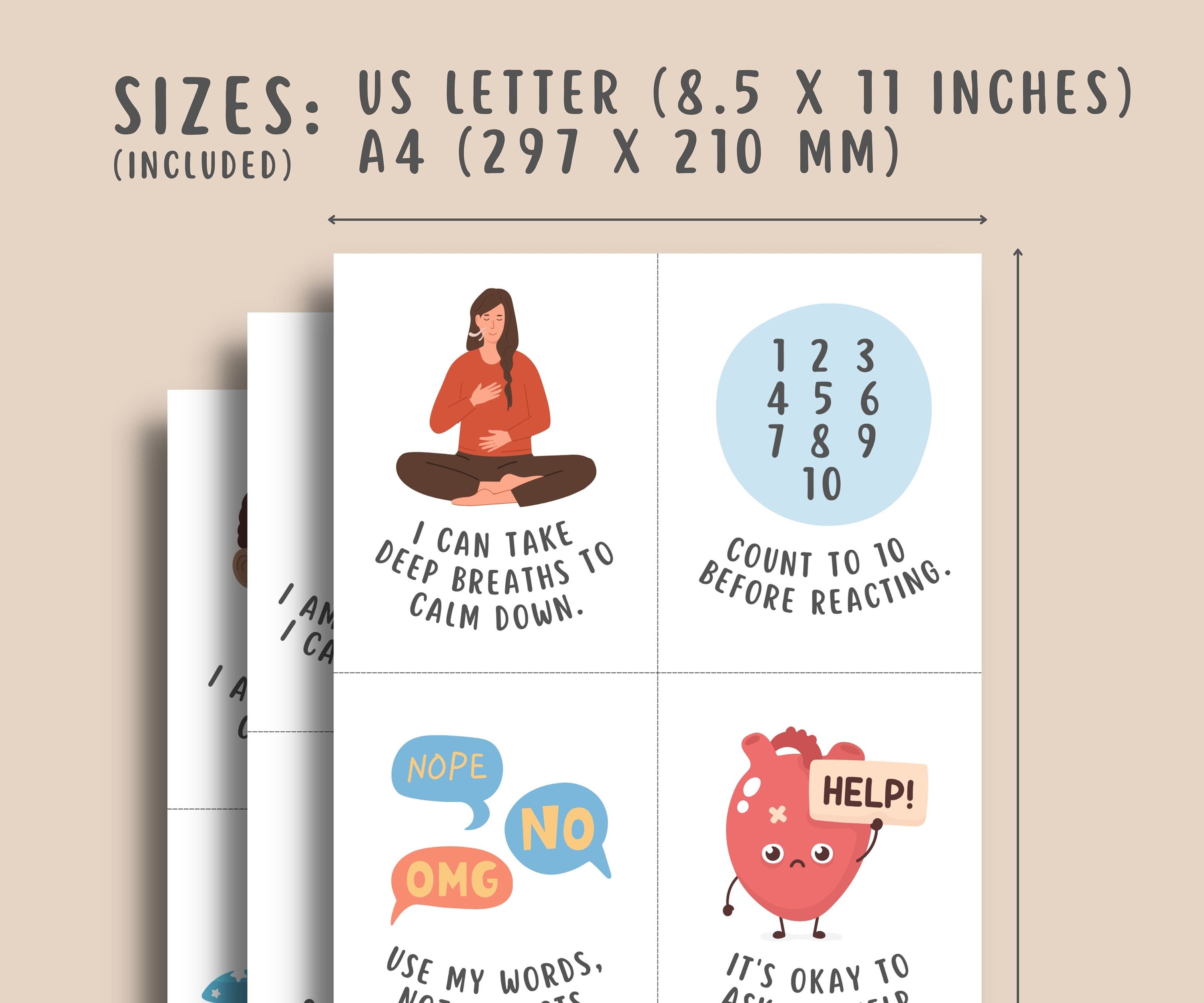 28 Anger Coping Skills Flashcards Calming Corner, Understanding Angry ...
