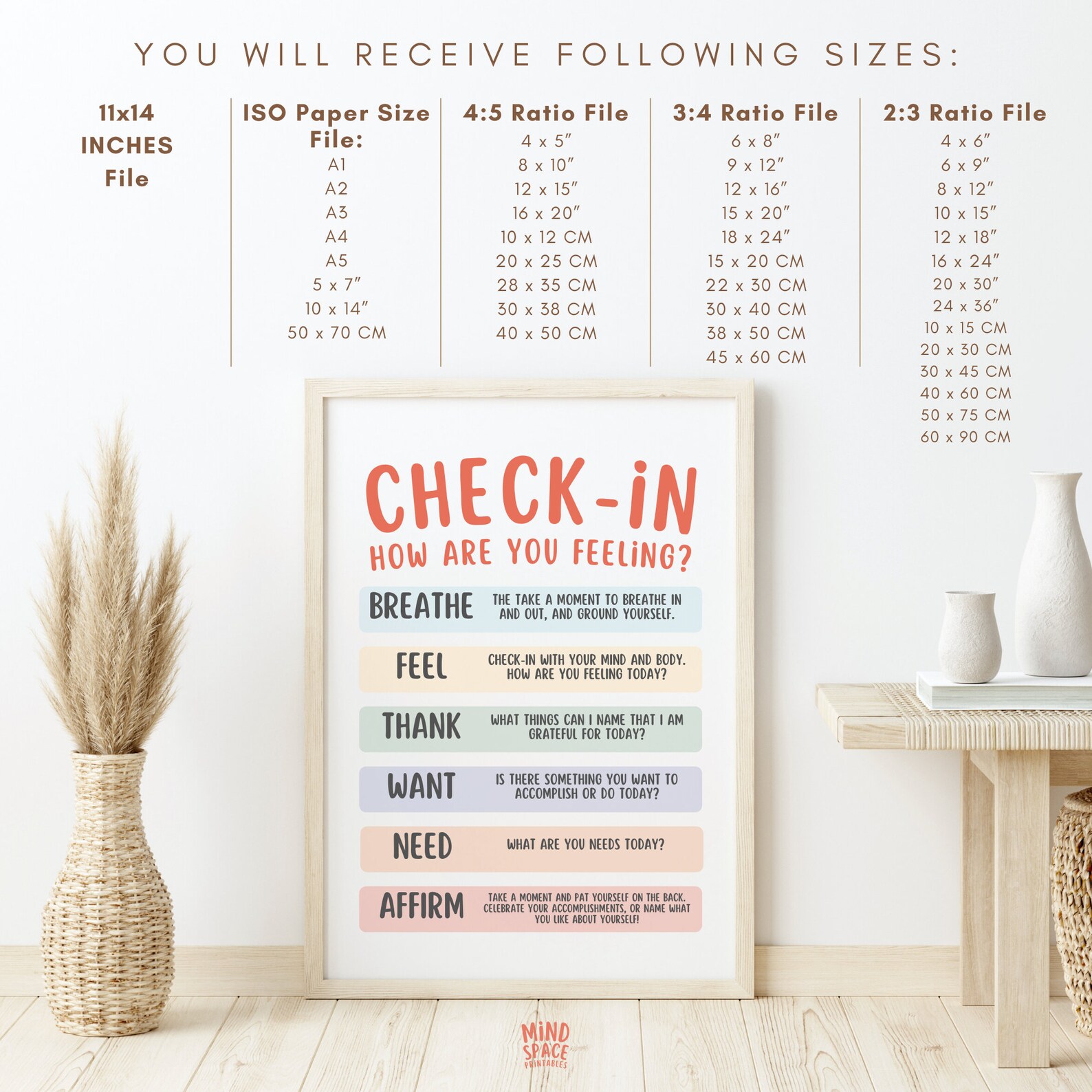Feelings Check in Poster Check in Therapy Office Decor - Etsy