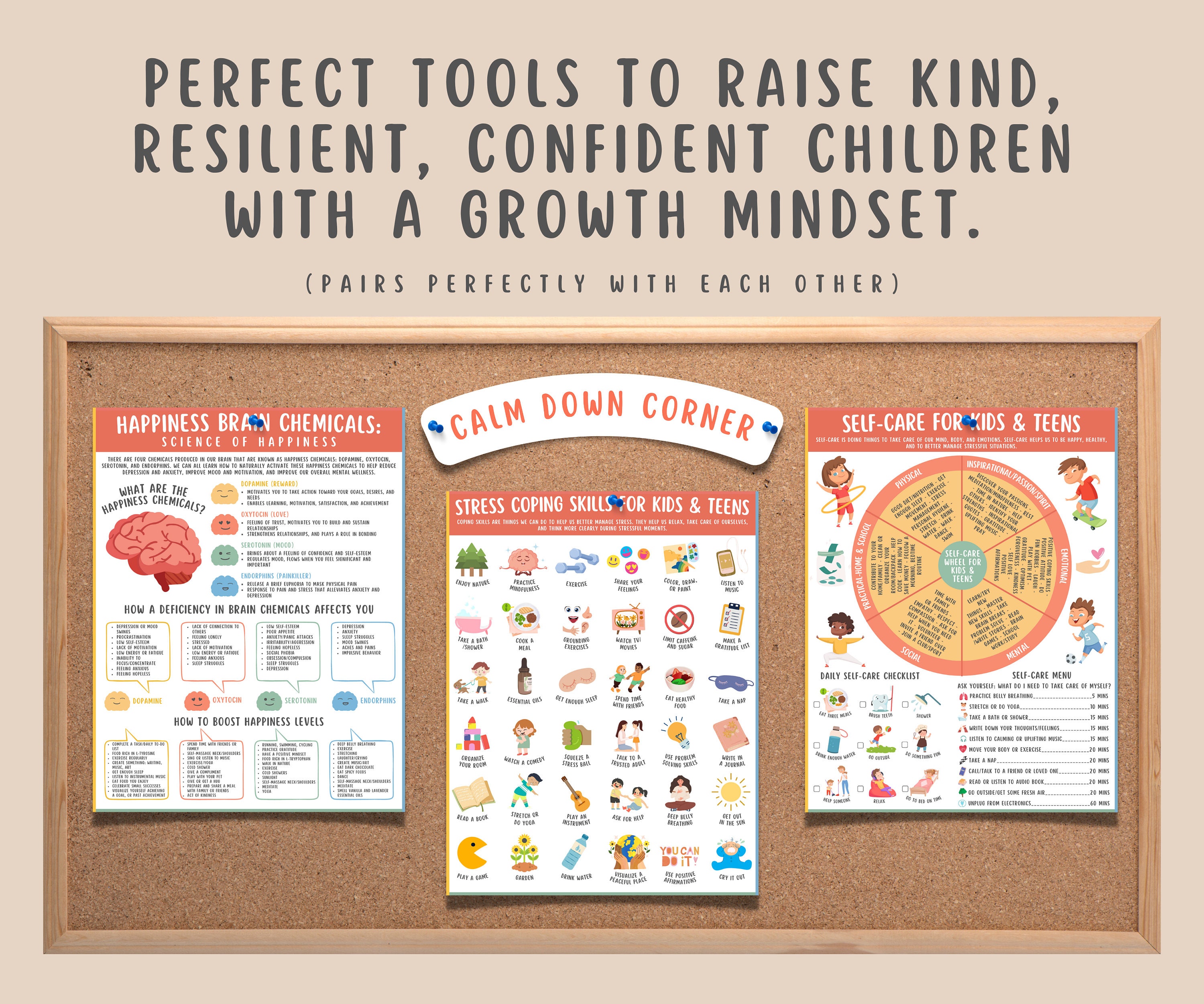 36 Stress Management Coping Skills for Kids & Teens, Anxiety Relief ...