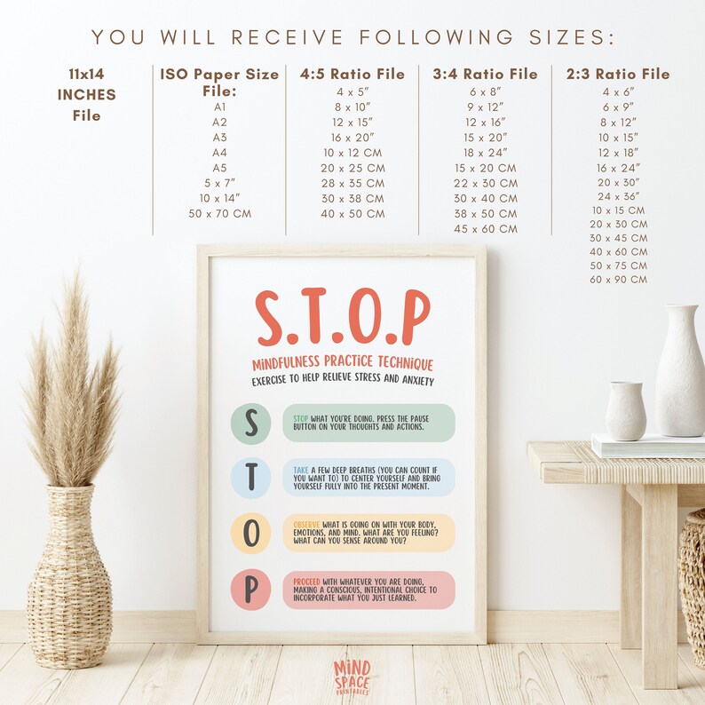 Stop Grounding Technique, Coping Skills, Coping Strategies, Stress ...