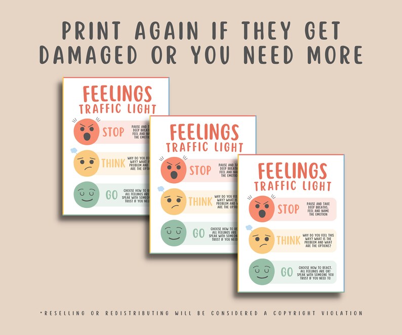 Feelings Coping Skill Handout for Kids Teens Self Regulation - Etsy UK