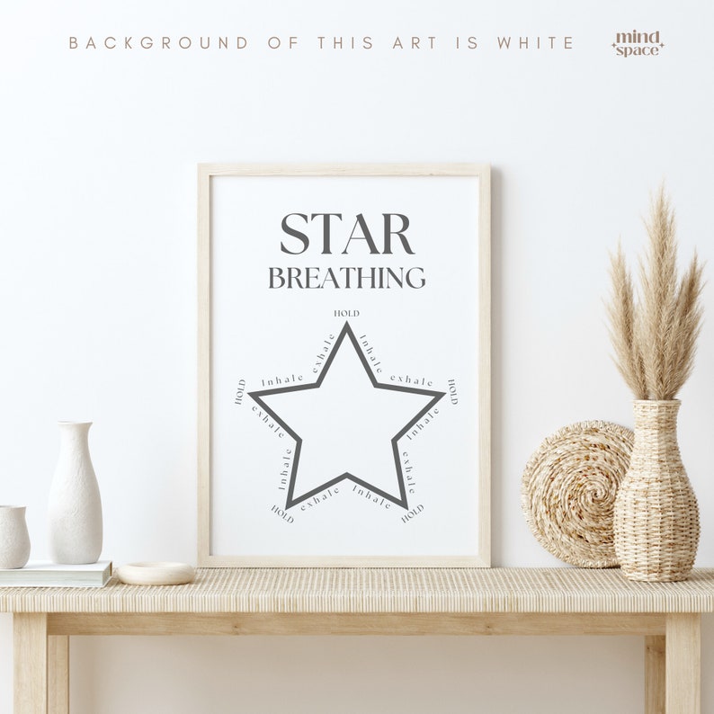 Star Breathing Poster Calming Corner Therapy Office - Etsy