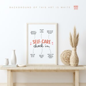 Self Care Check In Daily Self Care Self Love Poster Mental - Etsy