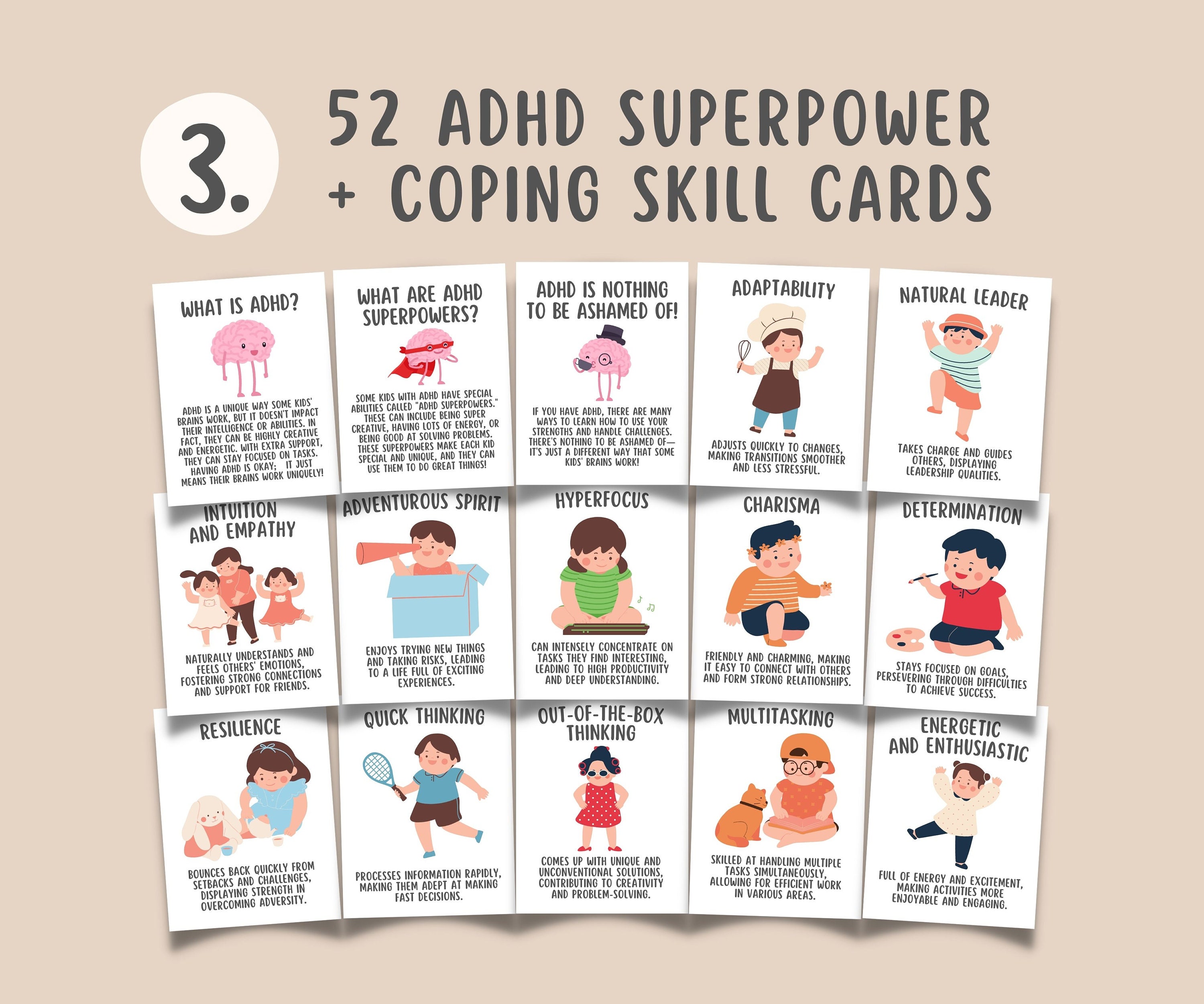 ADHD Executive Functioning Bundle (250+ Items) Self-regulation ...