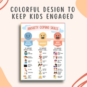 21 Anxiety Coping Skills Handout for Teens Kids, Grounding Techniques ...