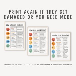 How Big is My Problem, Size of the Problem Poster, Self-regulation ...