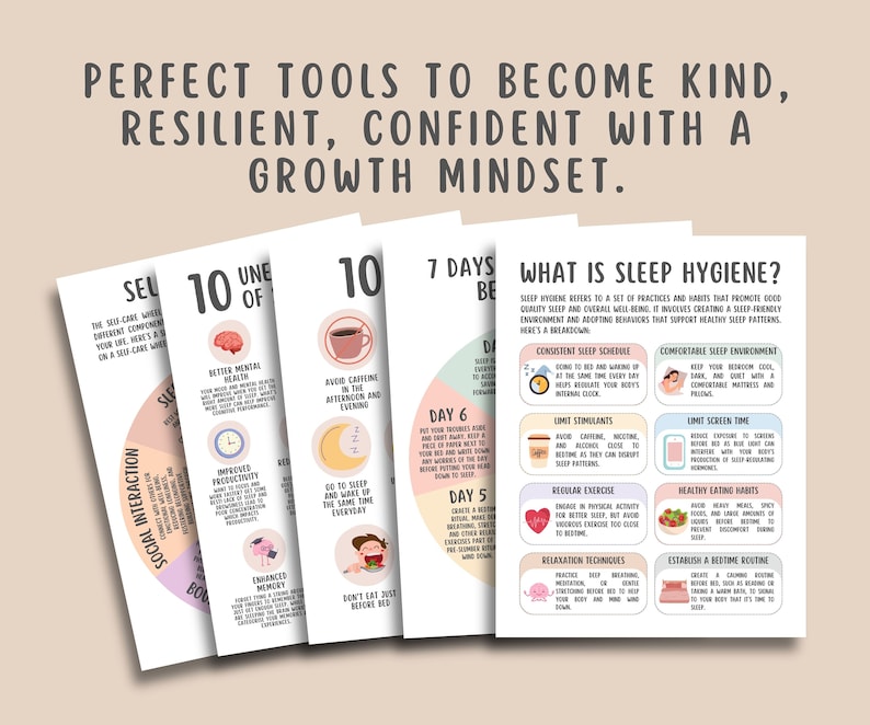 15 Sleep Hygiene Worksheets, Sleep Journal & Tracker, Military Sleeping ...