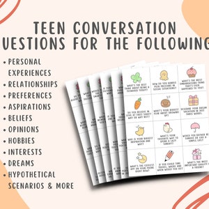 365 Teen Conversation Cards for Counseling, Family Therapy ...