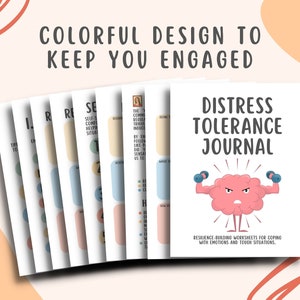 18 DBT Distress Tolerance Coping Worksheets, Dialectical Behavior ...