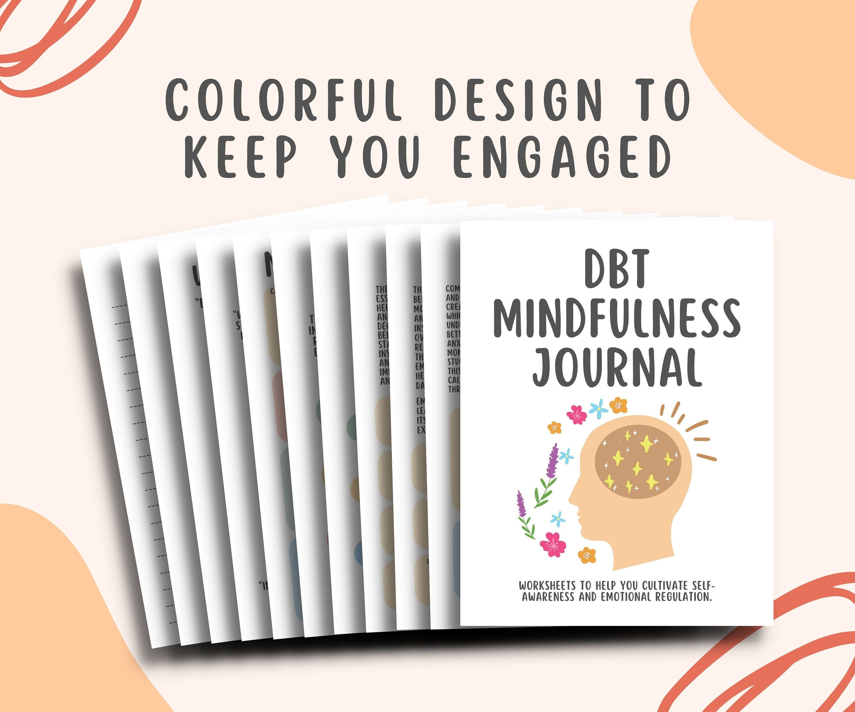 10 DBT Mindfulness Worksheets, Dialectical Behavior Therapy Coping ...