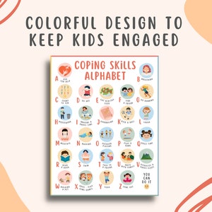 Alphabet Coping Skills for Kids Teens, Grounding Techniques, Social ...