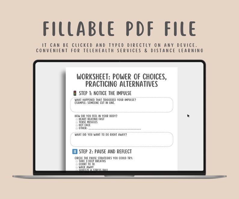 Impulse Control Worksheets (16 Pages), Self Regulation, Anger ...