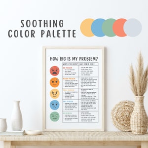 How Big is My Problem, Size of the Problem Poster, Self-regulation ...