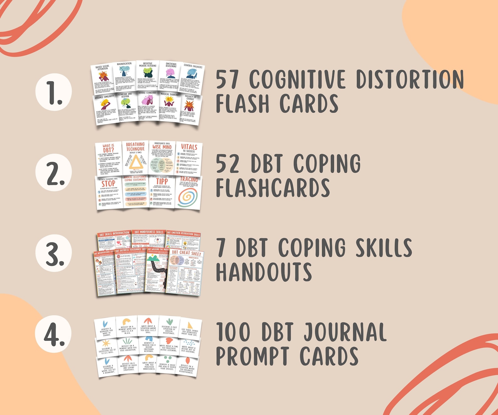 DBT Mega Bundle 650 Items DBT Coping Skills Posters - Etsy
