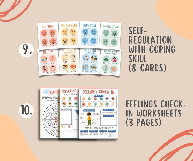 Feelings Coping Bundle for Kids & Teens 150 Items, Calming Corner ...