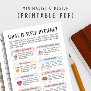 15 Sleep Hygiene Worksheets, Sleep Journal & Tracker, Military Sleeping ...