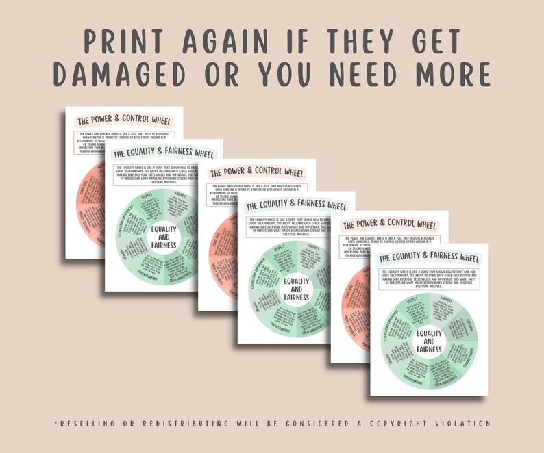 Equality Vs Power and Control Wheel, Healthy Unhealthy Relationships ...