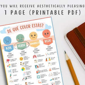 28 Coping Skills in Spanish for Kids & Teens, Zones of Regulation ...