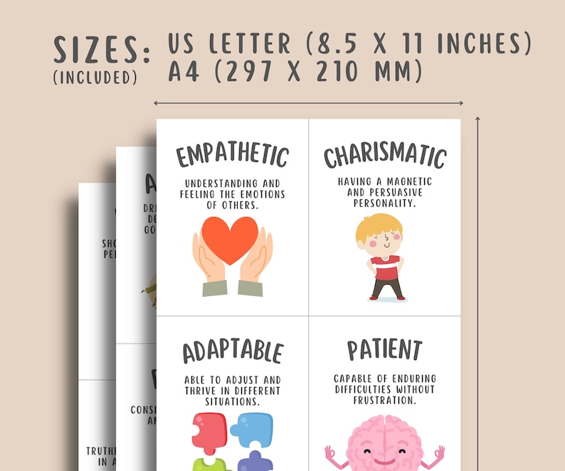 52 Strength Based Cards for Self-esteem, Mental Health Coping Tools ...