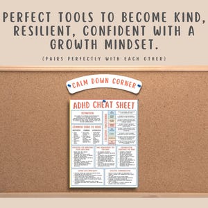 ADHD Cheat Sheet, Attention Deficit Hyperactivity Disorder Resources Tools, Executive ...