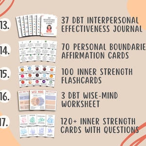 DBT Mega Bundle, (650+ Items) DBT Coping Skills Posters Flashcards ...