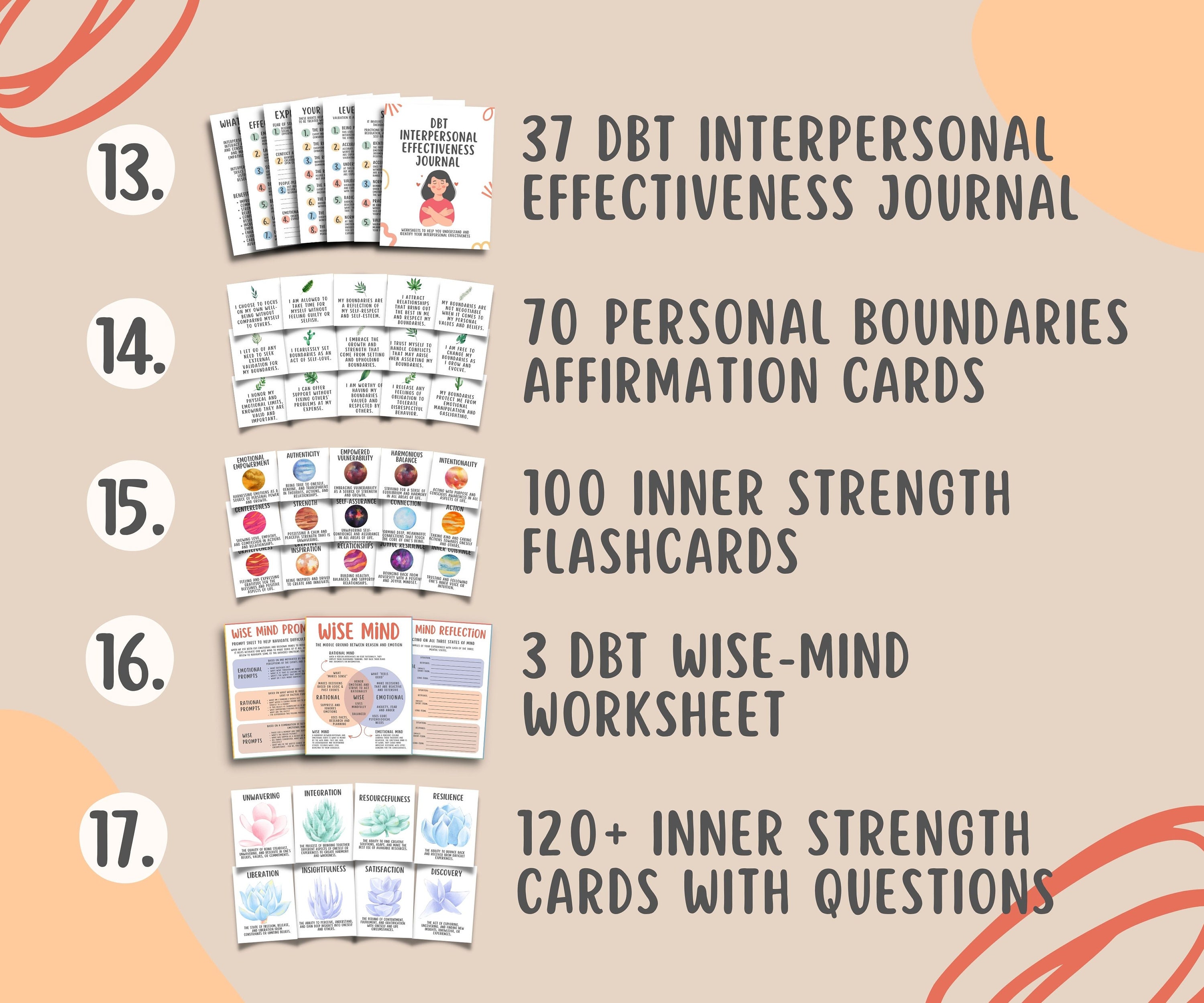DBT Mega Bundle 650 Items DBT Coping Skills Posters - Etsy Canada